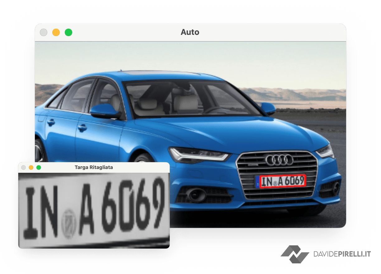 Riconoscimento Targhe Con Python Opencv E Tesseract Davpirelli